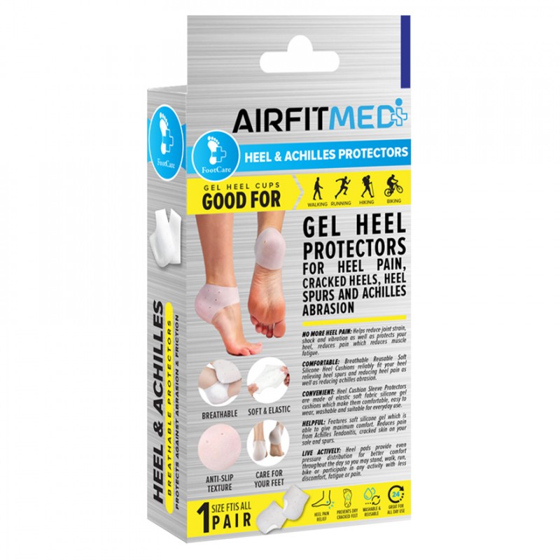 Emjay - AIRFIT MEDI FOOTCARE GEL HEEL PROTECTORS - SET OF 2